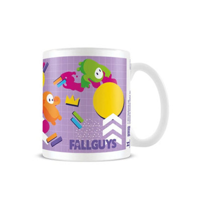 Fall Guys Running Amok Mug Purple/Pink/Yellow (12cm x 8.7cm x 10.5cm ...