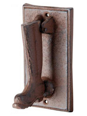 Fallen Fruits Cast Iron Doorknocker (Boot) | DIY at B&Q