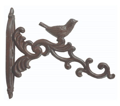 Fallen Fruits Hanging Basket Bird Bracket 22cm Cast Iron Metal Wall ...
