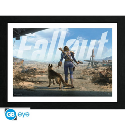 Fallout Female Sole Survivor 30 x 40cm Framed Collector Print