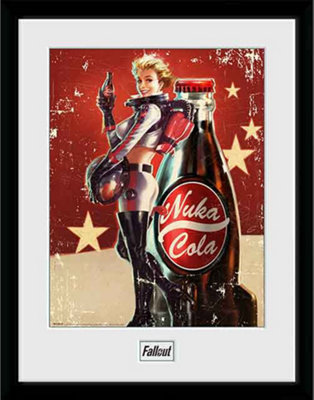 Fallout Nuka Cola 30 x 40cm Framed Collector Print at B&Q