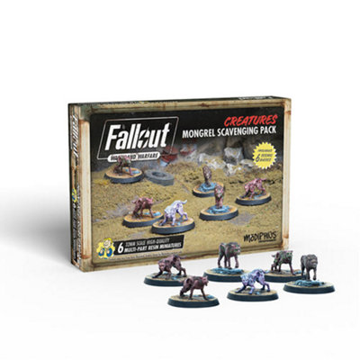 Fallout: Wasteland Warfare Mongrel Scavenging Pack - Brand New and Sealed