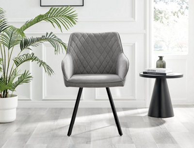 Light grey leather dining chairs store