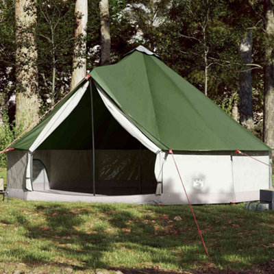 FAMILY TENT TIPI 12-PERSON GREEN WATERPROOF
