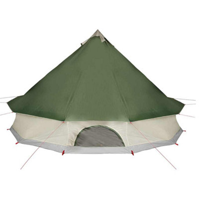 FAMILY TENT TIPI 12-PERSON GREEN WATERPROOF