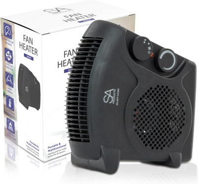 Fan Heater with 2 Heat Settings & Cool Function - Portable Heater Fan ...