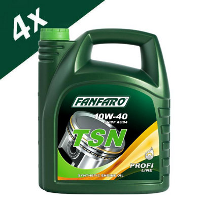 Fanfaro TSN 10W40 Semi Synthetic Engine Oil 20L 10W40 API SN/SM/CF VW ...
