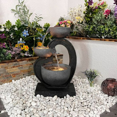 Fantasy Falls Mains Power Water Feature With Cover