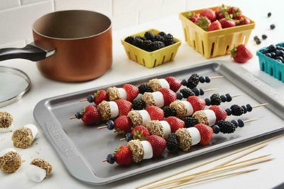 Farberware Copper Dishwasher Safe Non-Stick Sturdy Cookware Set Pack of 11