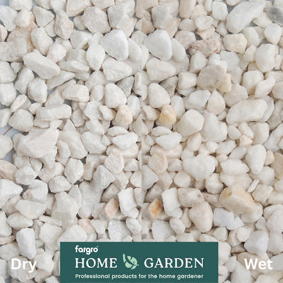 Fargro™ Home and Garden Arctic White 10mm Decorative Garden Stones ...