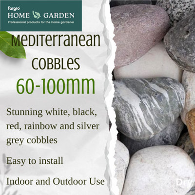 Fargro™ Home and Garden Large Decorative Mediterranean Garden Cobbles ...