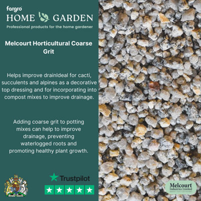 Fargro Melcourt Horticultural Grit Coarse, for Improving Drainage in ...