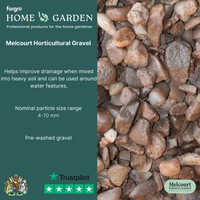 Fargro Melcourt Pack of 3 - Horticultural Versatile Garden Gravel, 20 ...
