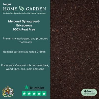 Fargro Melcourt Sylvagrow™ Ericaceous Compost, Acid Loving Plant ...