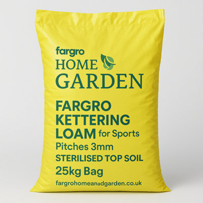Fargro™ Professional Sterilised Kettering Loam - 3mm Screened Topsoil, 25kg