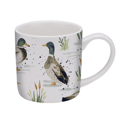 Farmhouse Ducks Animal Print New Bone China Mug