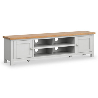 Farrow Grey 180cm Extra Large TV Unit - Fully Assembled - Painted with ...