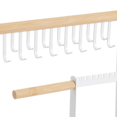 Fashionable White 3-Tier Jewelry Display Stand