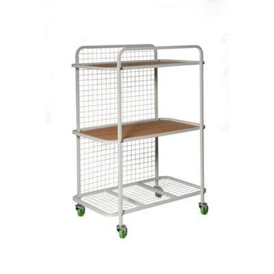 Fast Mover Tools Parts Storage Cart with 3 Shelves | DIY at B&Q
