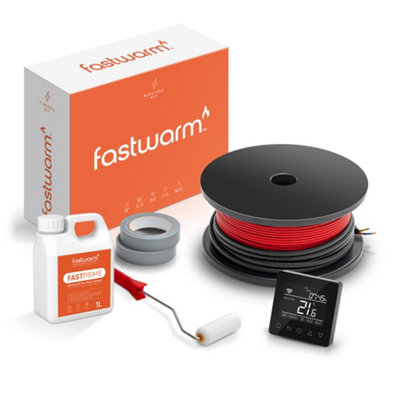 Fastwarm 200W Electric Underfloor Heating Cable Kit - 3.8m2 - WiFi ...