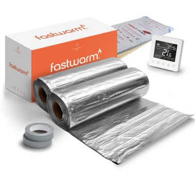 Fastwarm Under Carpet / Under Vinyl Heating Kit - 16m - Fastwarm Wifi White