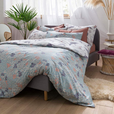 Fat Face Floral Flight 180TC Duvet Cover Bedding Set | DIY at B&Q