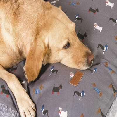 Fatface Marching Dogs Deep Duvet Large