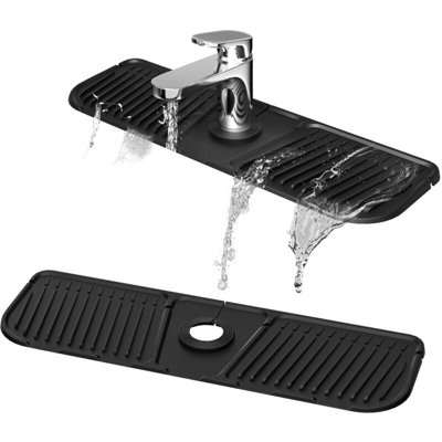 Faucet Mat, Faucet Handle Splash Guard, Kitchen Bathroom Countertop ...