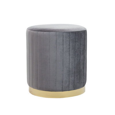 Pouffe stool grey store