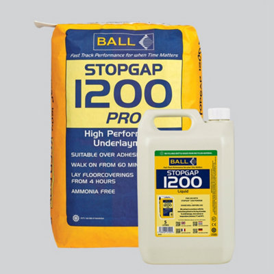 Fball Stopgap 1200 Pro 20kg bag and 5L bottle | DIY at B&Q