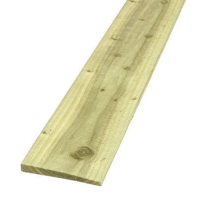 Feather Edge Fence Boards 150mm 6" Treated Close Board Fencing Cladding ...