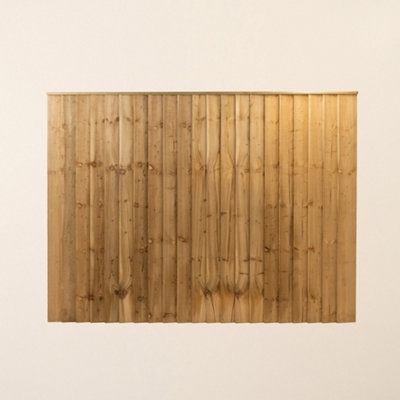 Featheredge Entrance Gate Pair Ruby Shebbear Durable Wooden Driveway Gates