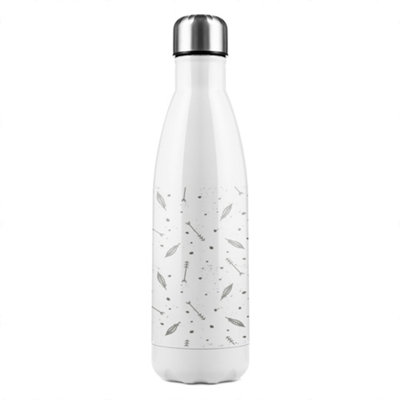 Feathers And Arrows In Boho Style Stainless Steel Bottle Designer Style