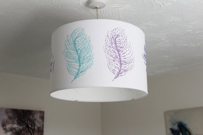 Feathers (Ceiling & Lamp Shade) / 25cm x 22cm / Ceiling Shade | DIY at B&Q