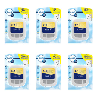 Febreze AmbiPur 3Volution Plug-In Refill Diffuser Machine (Pack of 6)