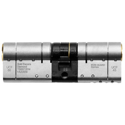 Federal 3 Star Euro Cylinder Door Lock Diamond Secure Dual Finish With ...