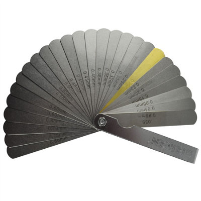 Feeler Gauge 32 Blade Metric and Imperial Tappets AT857 | DIY at B&Q