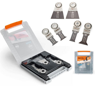 Fein Saw Blade 6PC Multi Tool Set Starlock E-Cut Metal Wood Saw Blade ...
