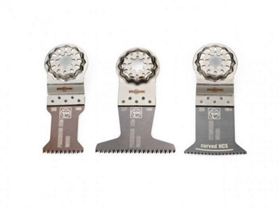 Buy Fein Starlock E-Cut Saw Blade 3PC Multi Tool Set Wood Combo Plunge Cut Saw at B&Q