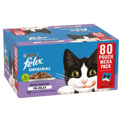 Felix Original Mixed Selection in Jelly Wet Cat Food 80x85g