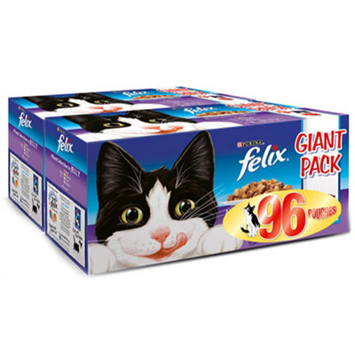Felix Pouch Mixed Selections Cij Cat Food 96x100g | DIY at B&Q