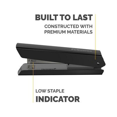 Fellowes Jam Free Stapler 20 Sheet Capacity Full Strip Manual Stapler ...