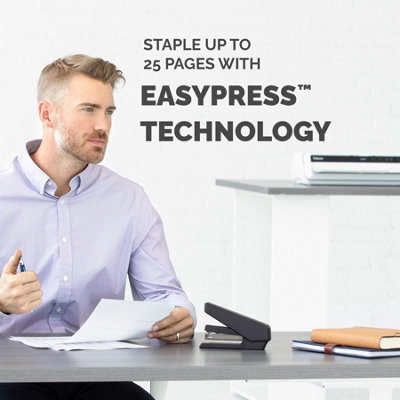 Fellowes Jam Free Stapler 25 Sheet Capacity Full Strip Manual Stapler ...