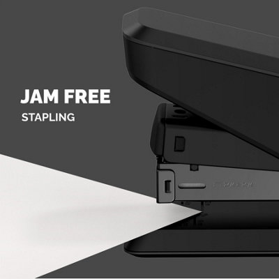 Fellowes Jam Free Stapler 25 Sheet Capacity Half Strip Manual Stapler ...
