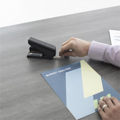 Fellowes Jam Free Stapler 25 Sheet Capacity Half Strip Manual Stapler ...