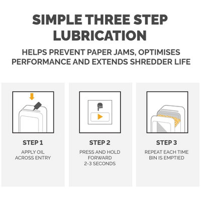 Fellowes Paper Shredder Oil 355ml Shredder Lubricant Oil Pack of 2