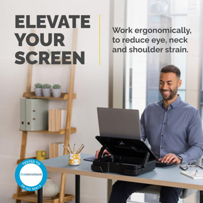 Fellowes Portable Laptop Stand Carry Case - Breyta™ 2-in-1 Design with ...