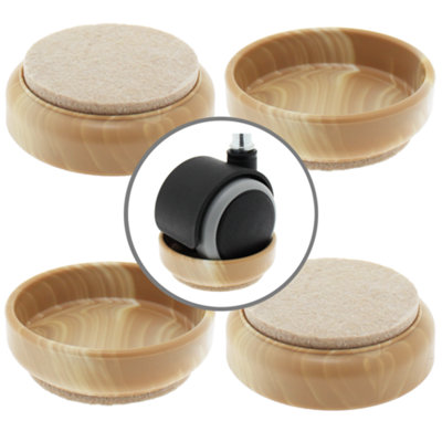 Felt Based Furniture Castor Cups - Protect Your Floors, Prevent ...