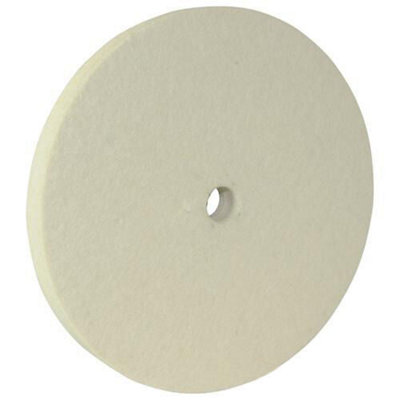 Felt Buffing Wheel 150mm For Polishing Metals Glass Wood Plastics