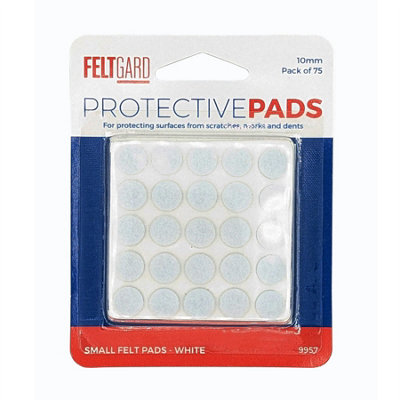 Felt Gard 10mm Self-Adhesive Felt Furniture Pads, Noise Dampening Non ...